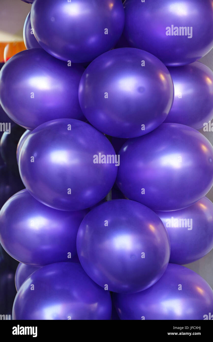 Purple balloons hi-res stock photography and images - Alamy