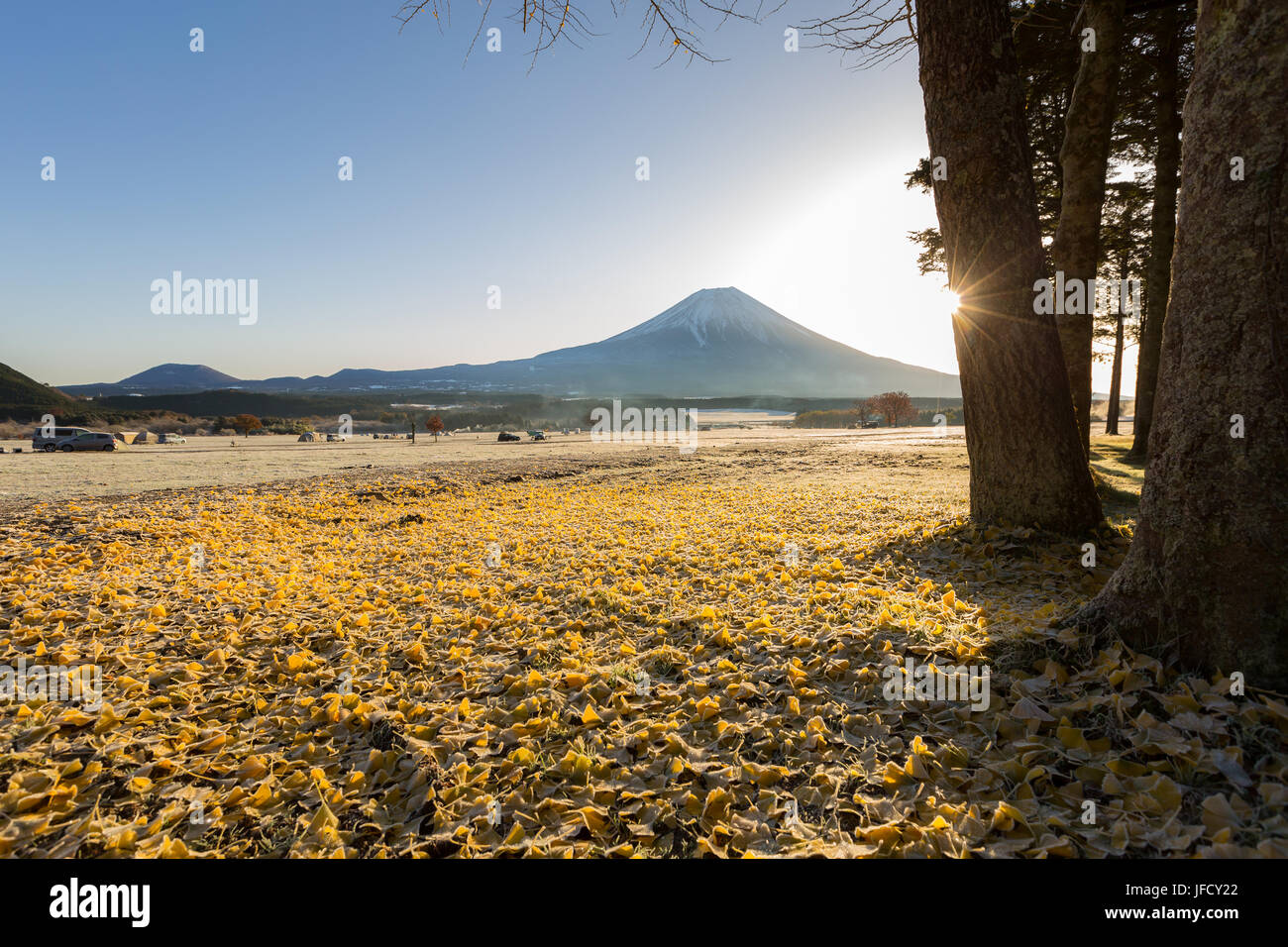 Mount Fuji Sunrise Stock Photo - Alamy