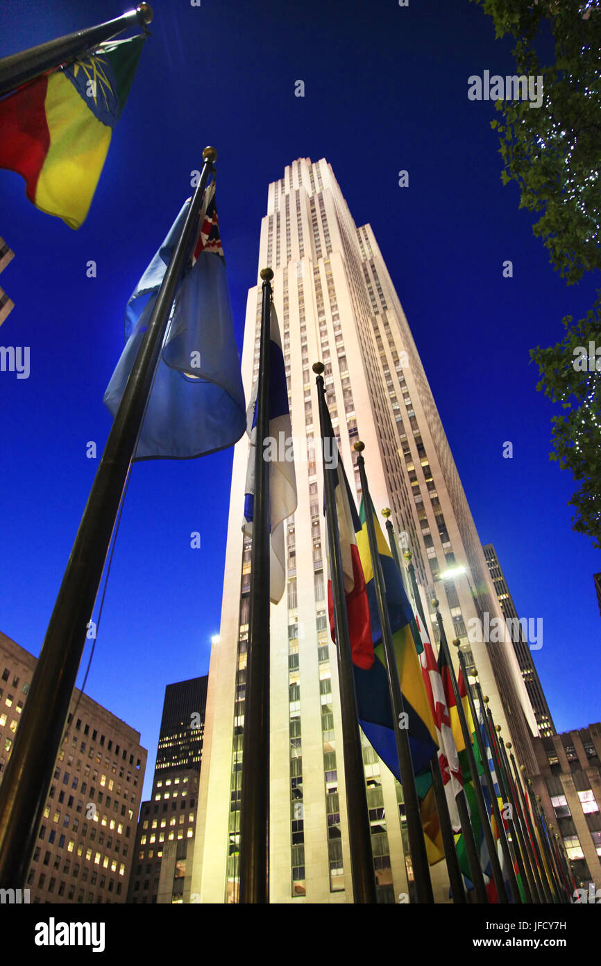 New York. Rockefeller Center Stock Photo - Alamy