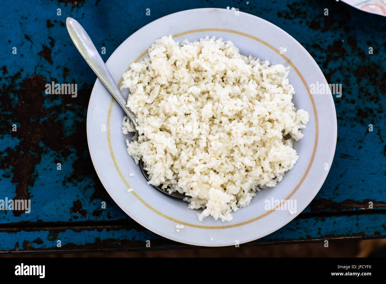Dish of rice Stock Photo - Alamy