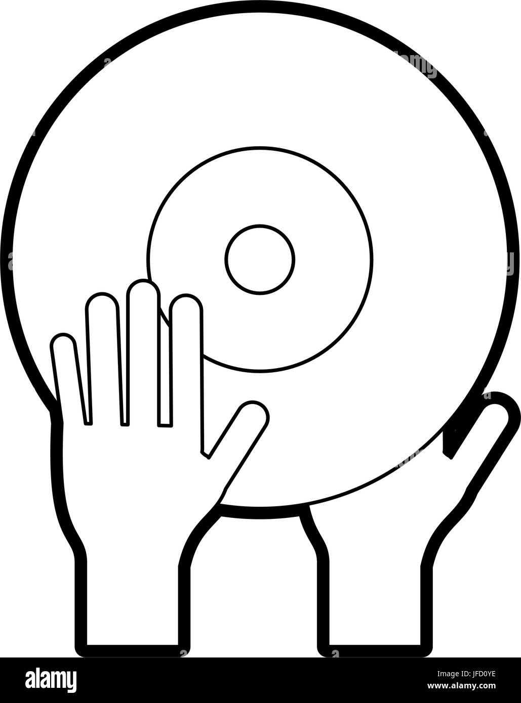 Turntable music hand Stock Vector Image & Art - Alamy