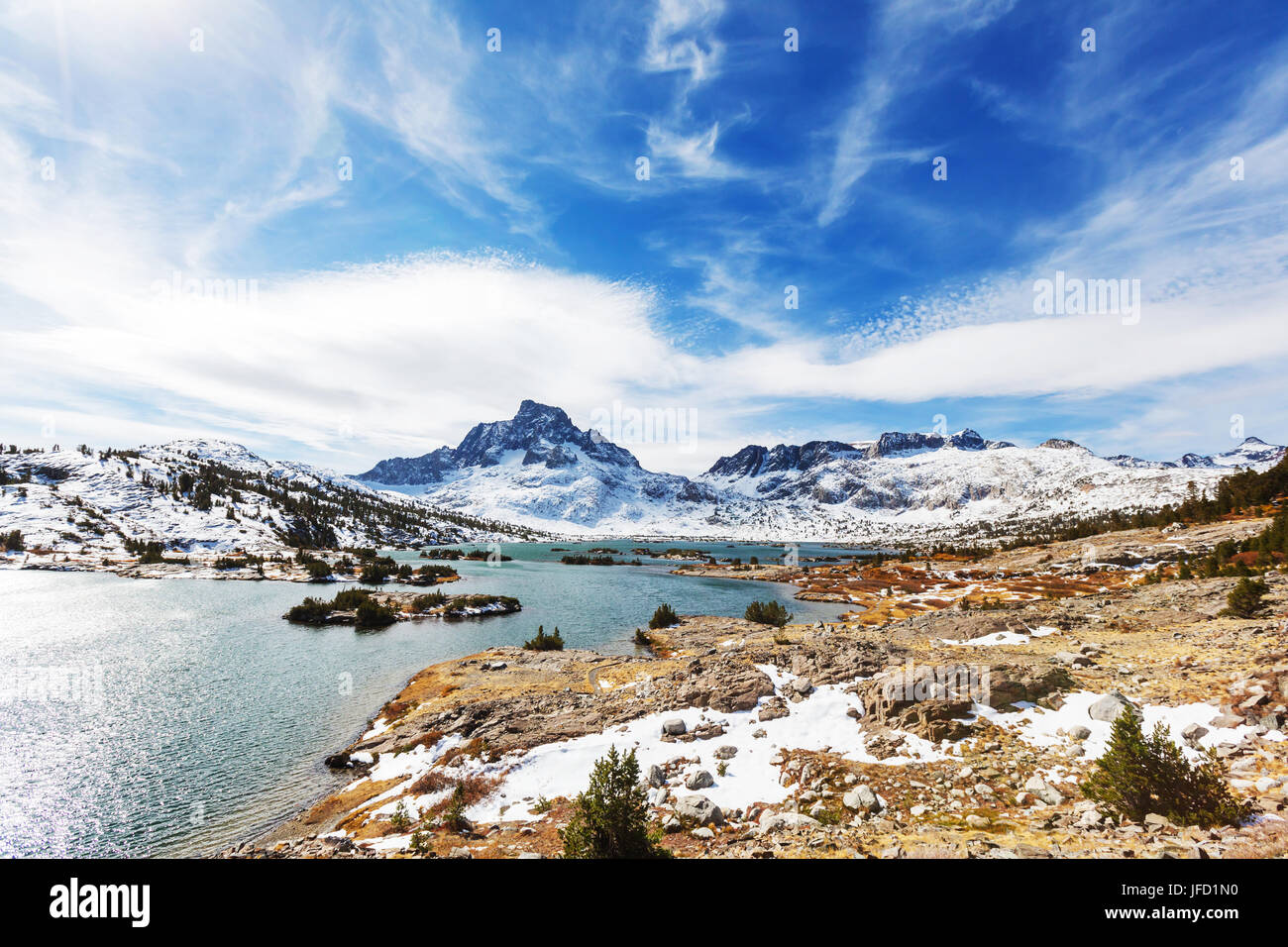 Thousand island lake Stock Photo - Alamy