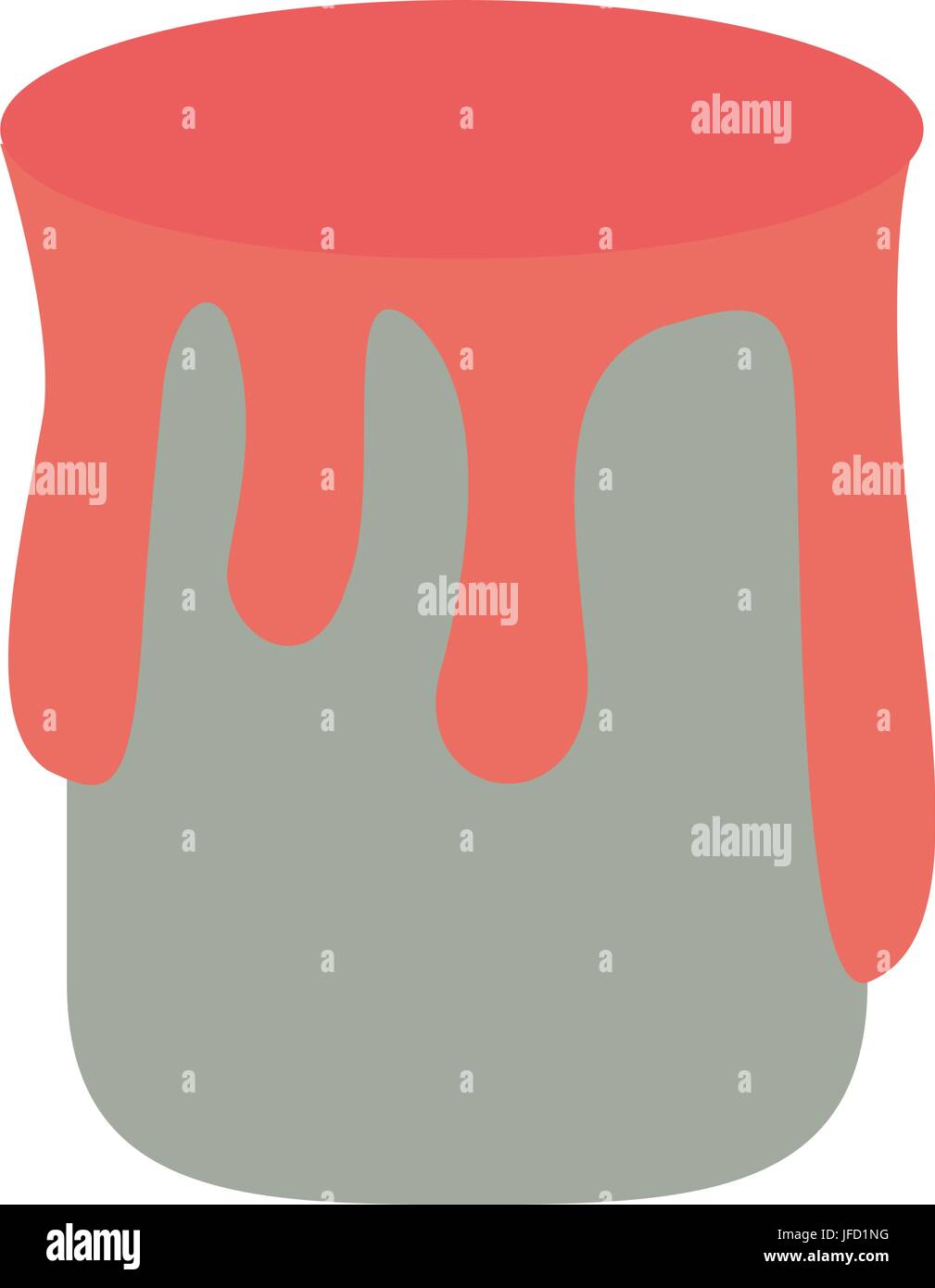 Dripping paint can Stock Vector Images - Alamy