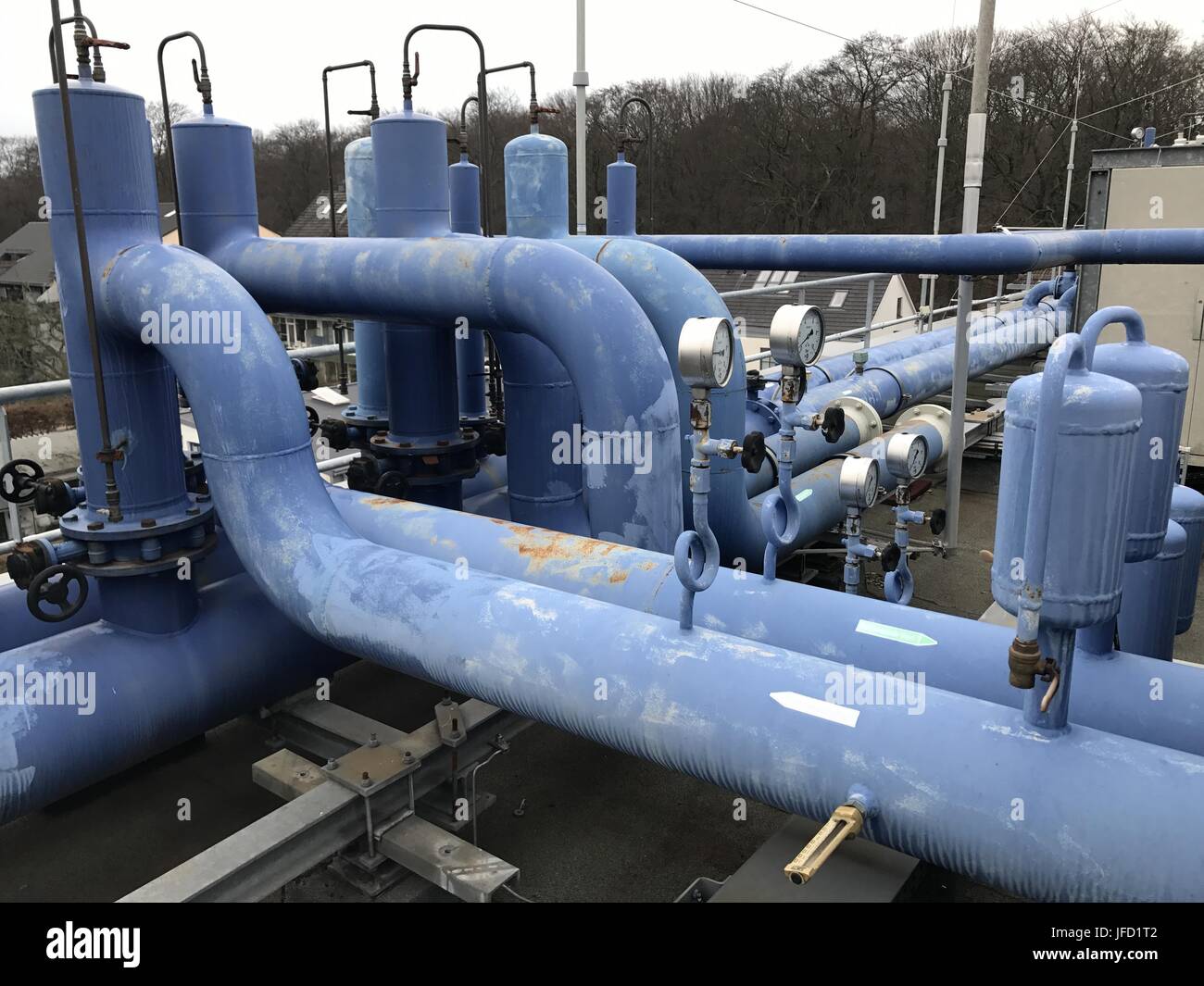 Refrigeration system and heat pump Stock Photo - Alamy