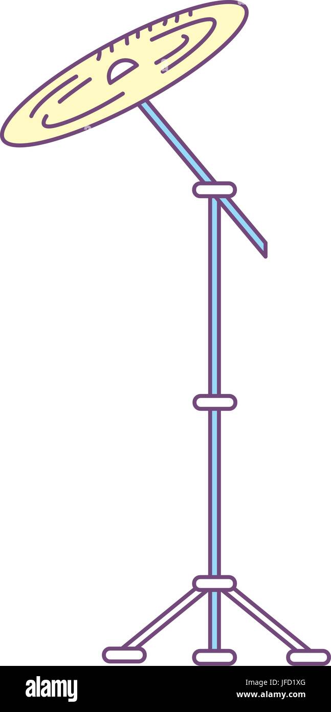 cymbal musical instrument to play music Stock Vector Image & Art - Alamy