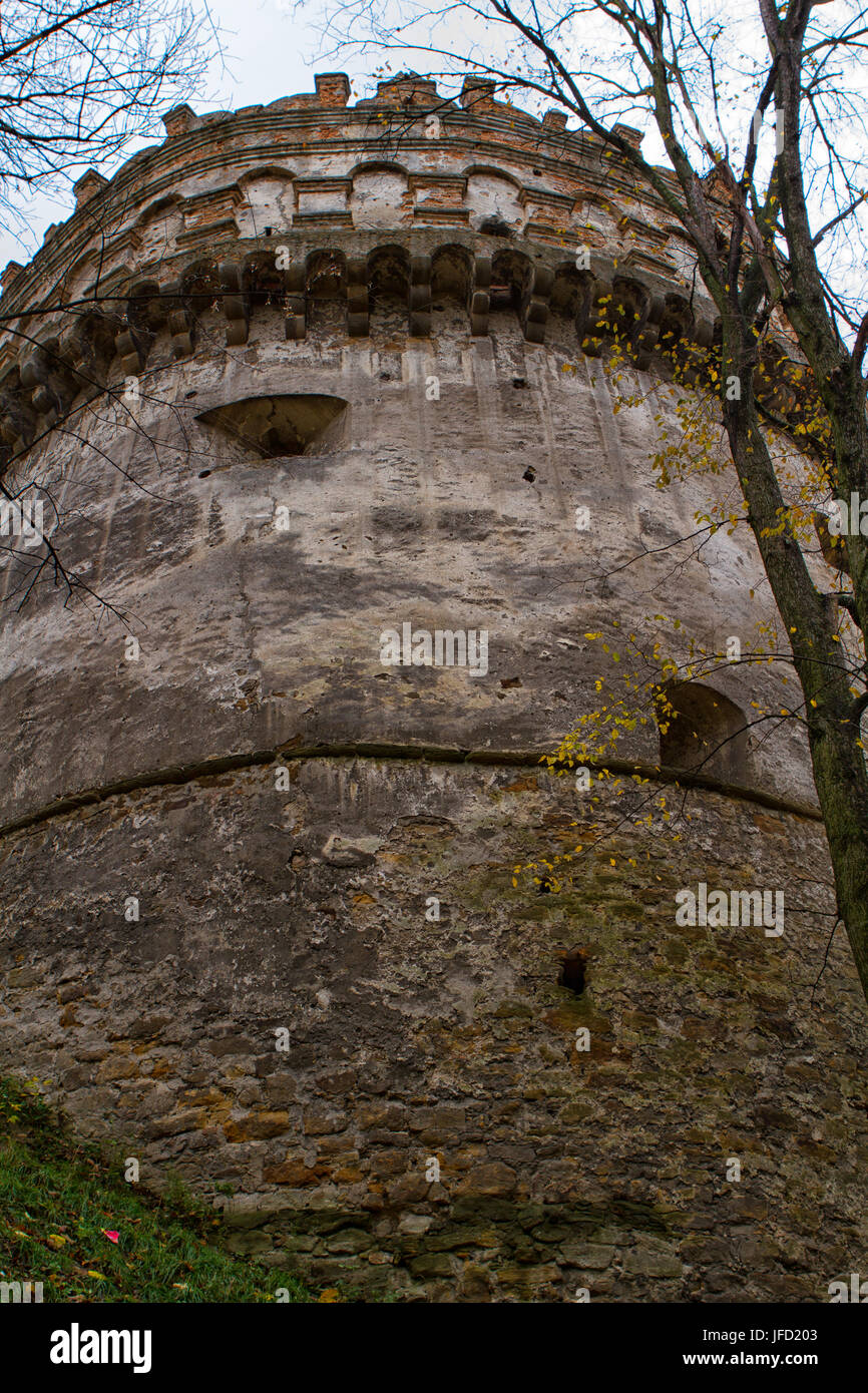 Tower of the castle if Ostrog Stock Photo - Alamy