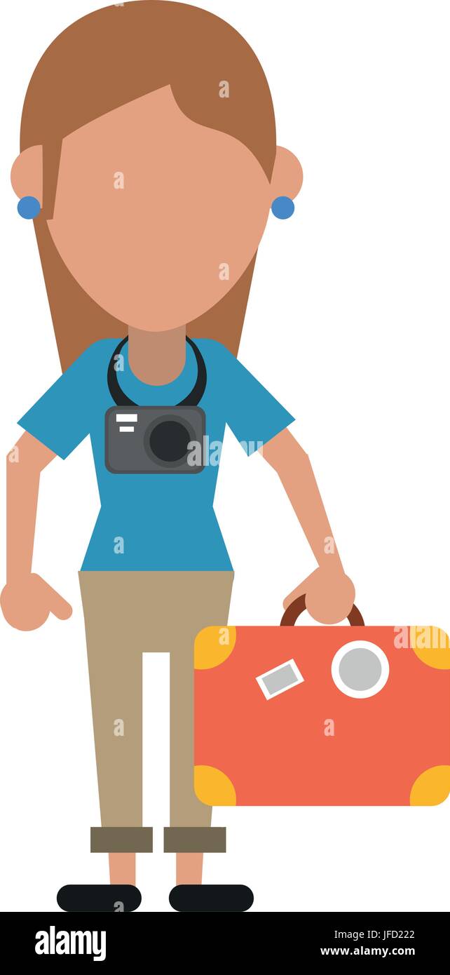 traveler or tourist avatar icon image Stock Vector Image & Art - Alamy