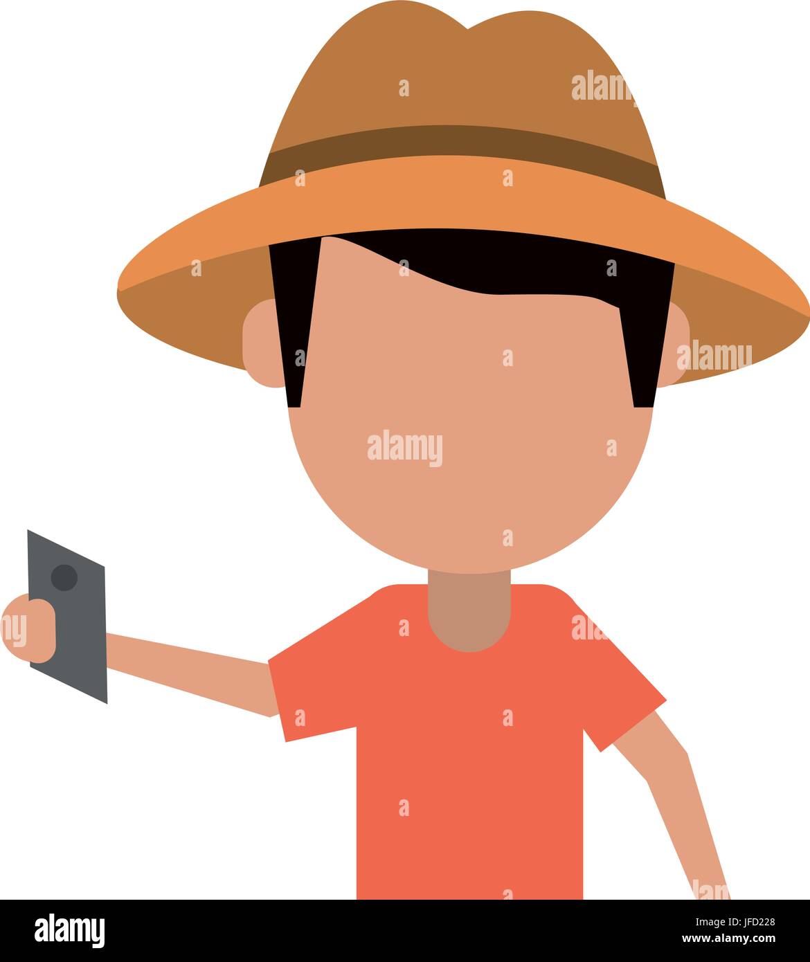 person using cellphone avatar icon image Stock Vector Image & Art - Alamy