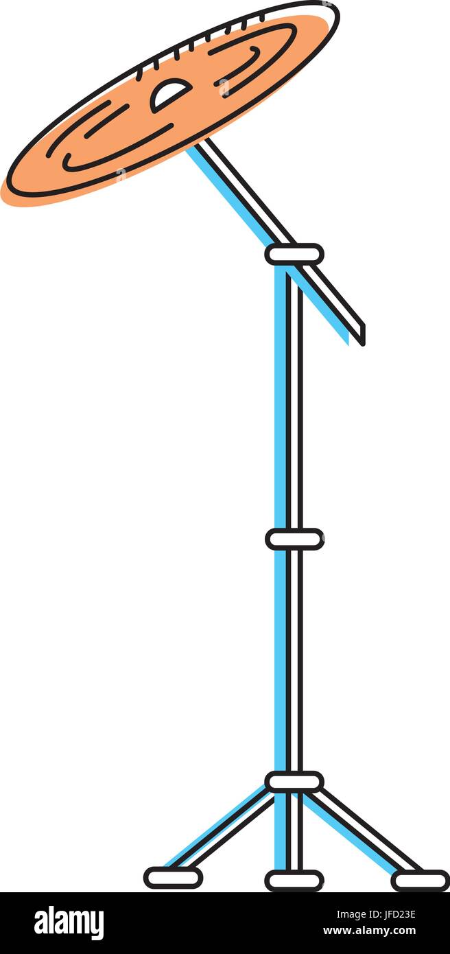 Cymbal musical instrument Stock Vector Images - Alamy