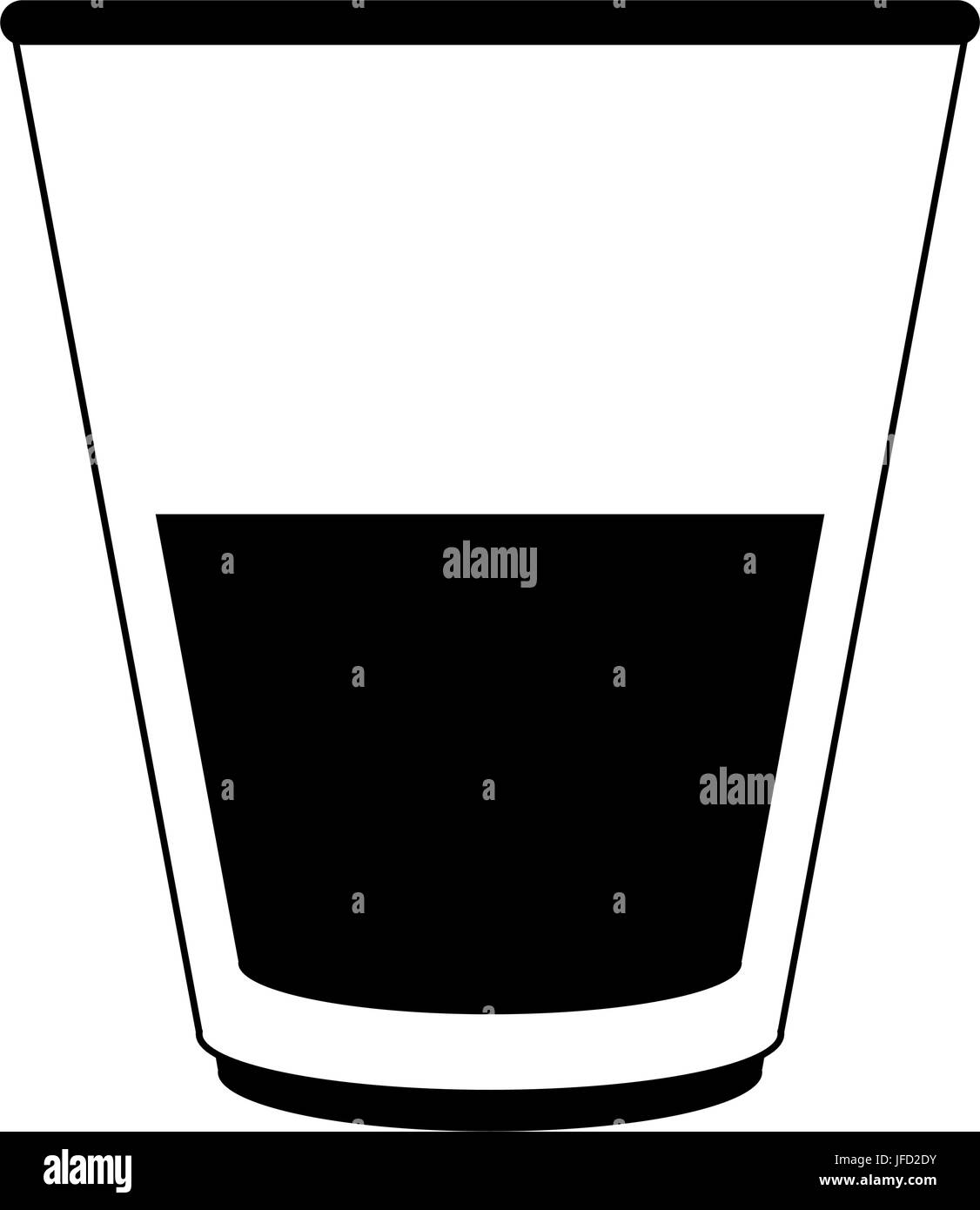 beverage in glass cup icon image Stock Vector Image & Art - Alamy