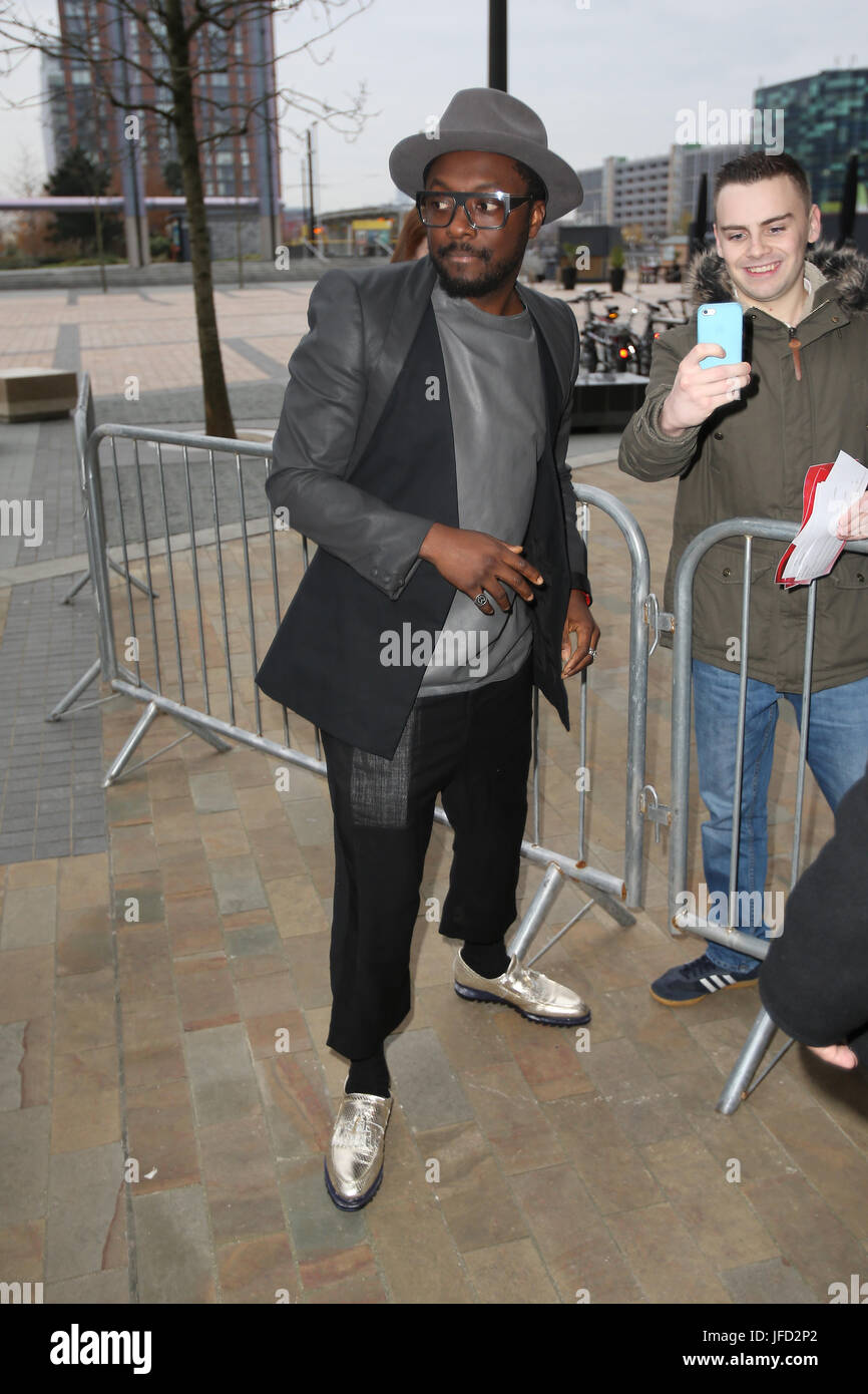 Will.i.am at BBC Breakfast studio's, Salford, UK Stock Photo - Alamy