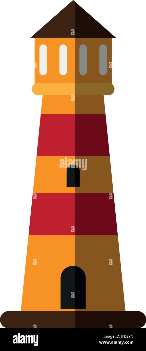 striped lighthouse icon image Stock Vector Image & Art - Alamy