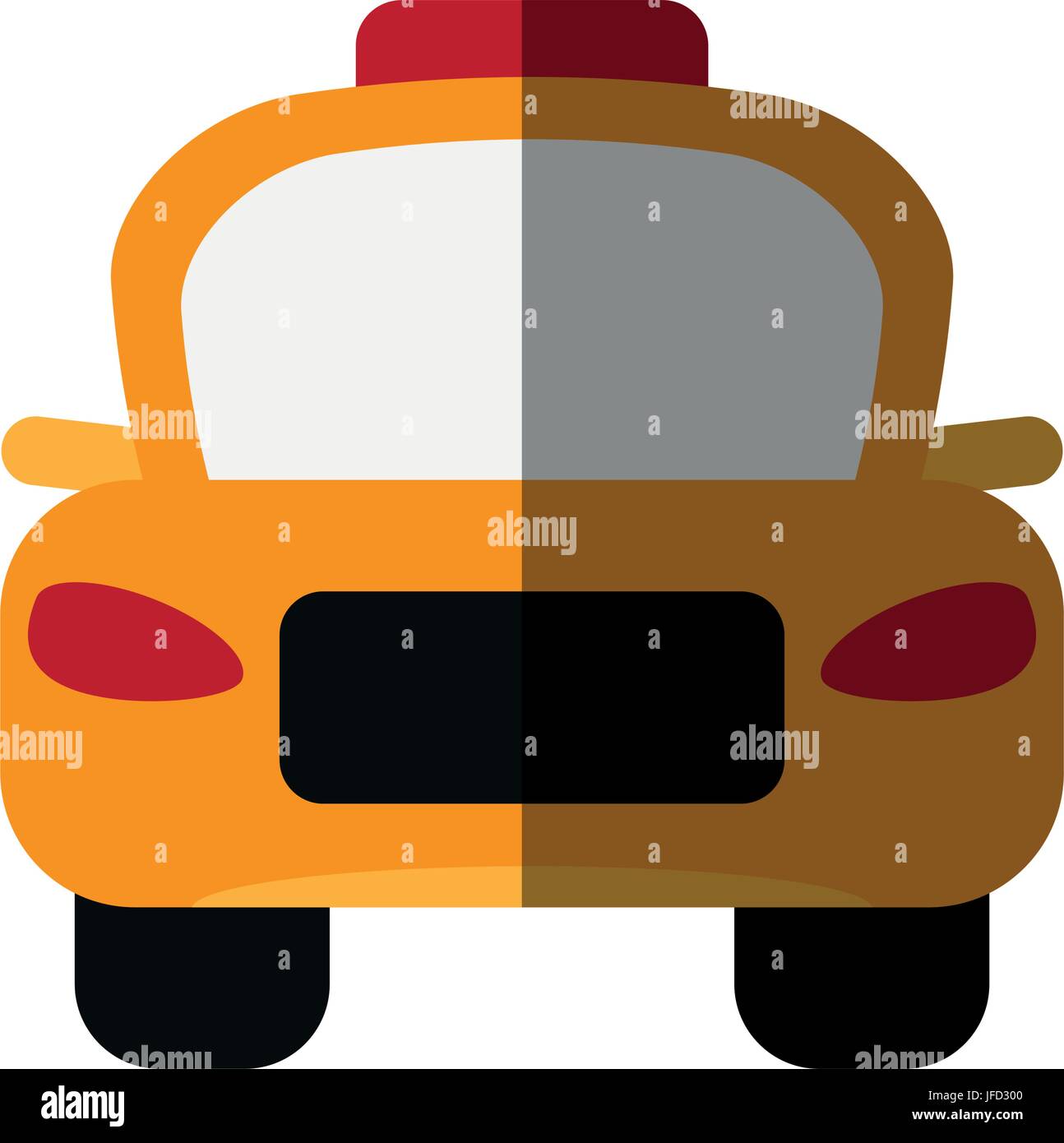 taxi frontview icon image Stock Vector Image & Art - Alamy