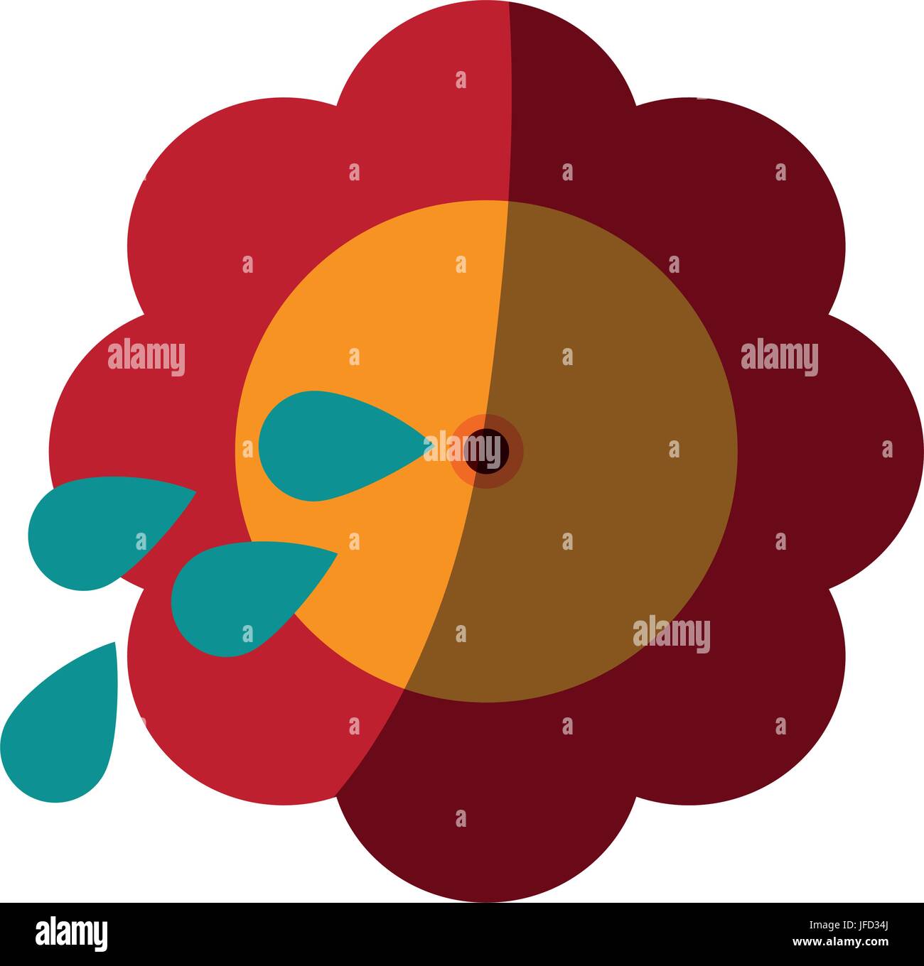 April fool flower Stock Vector Images - Alamy