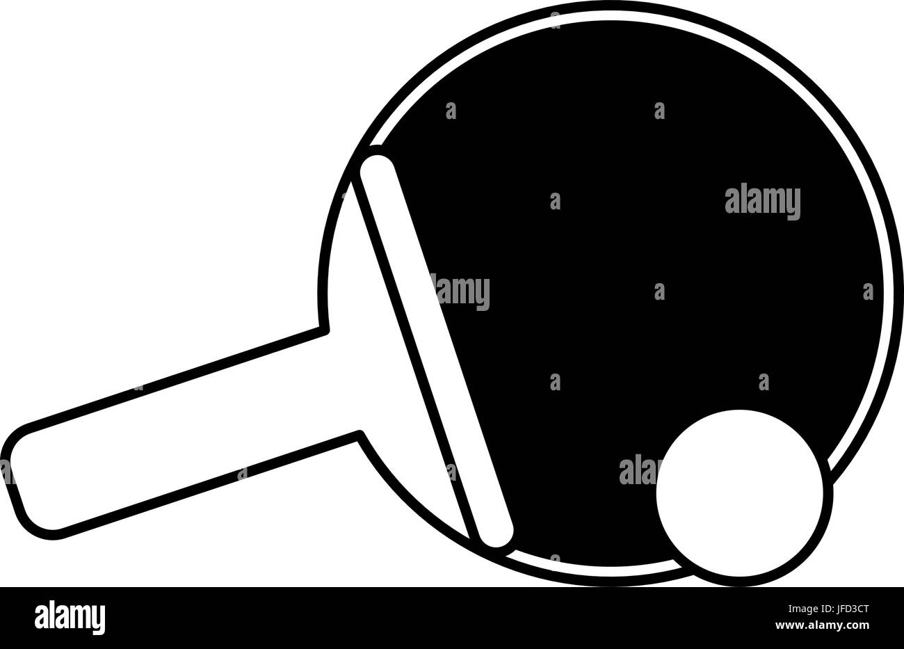 ping pong paddle sport icon image Stock Vector Image & Art - Alamy