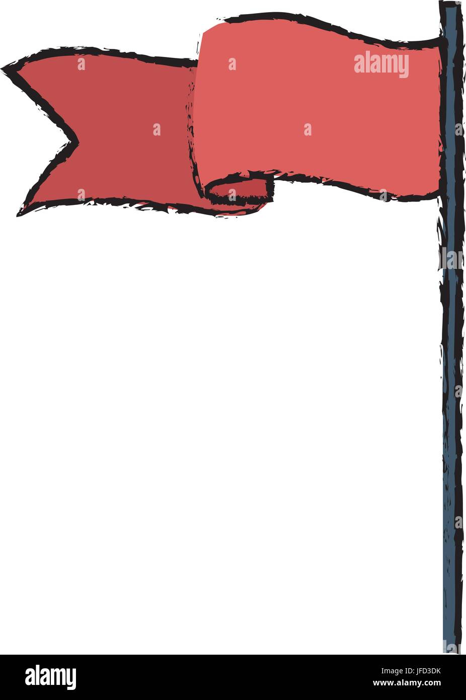 red flag business success victory concept Stock Vector Image & Art - Alamy