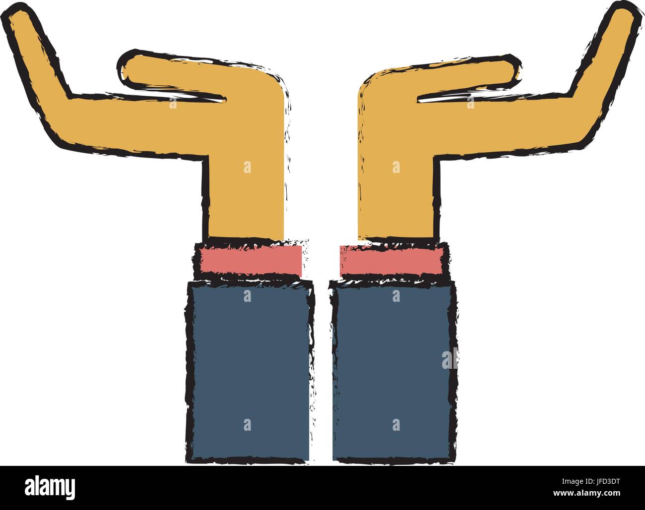 Receiving help Stock Vector Images - Alamy