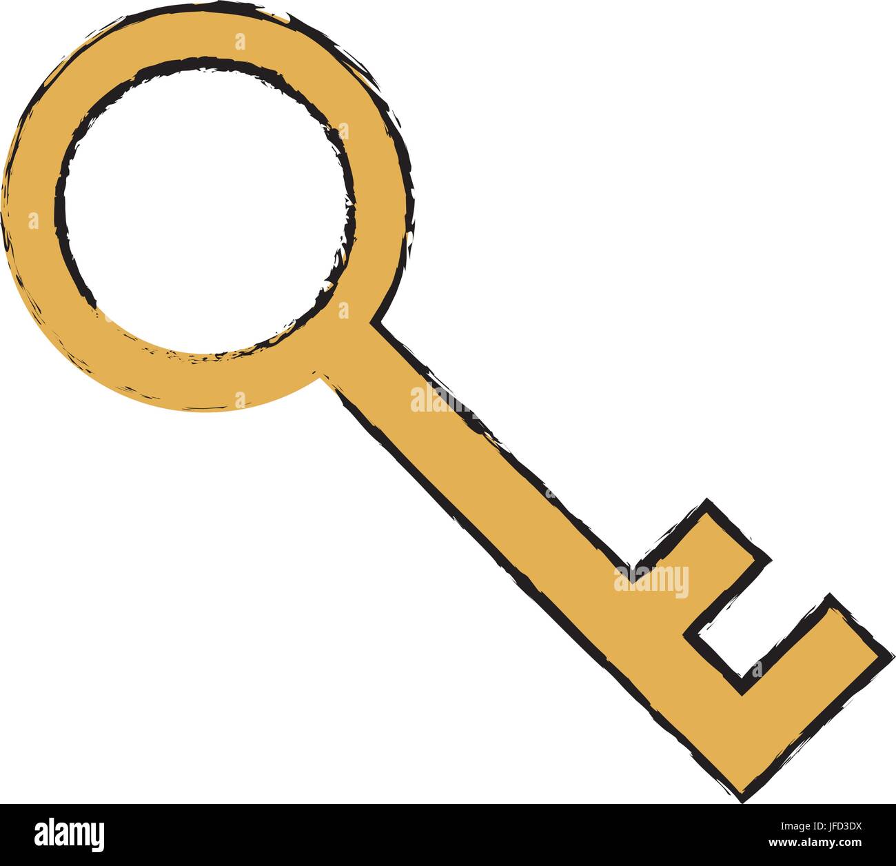 gold key security protection concept Stock Vector Image & Art - Alamy