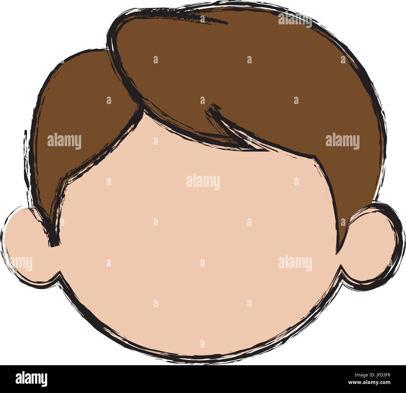 default little face boy cute child Stock Vector Image & Art - Alamy