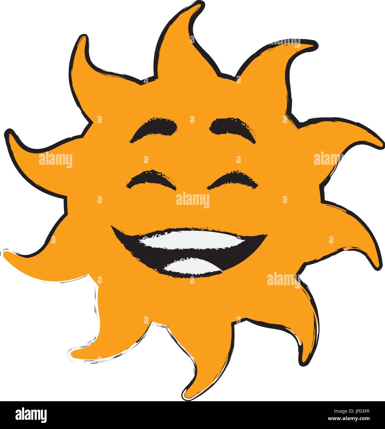 Laughing close eyes Stock Vector Images - Alamy