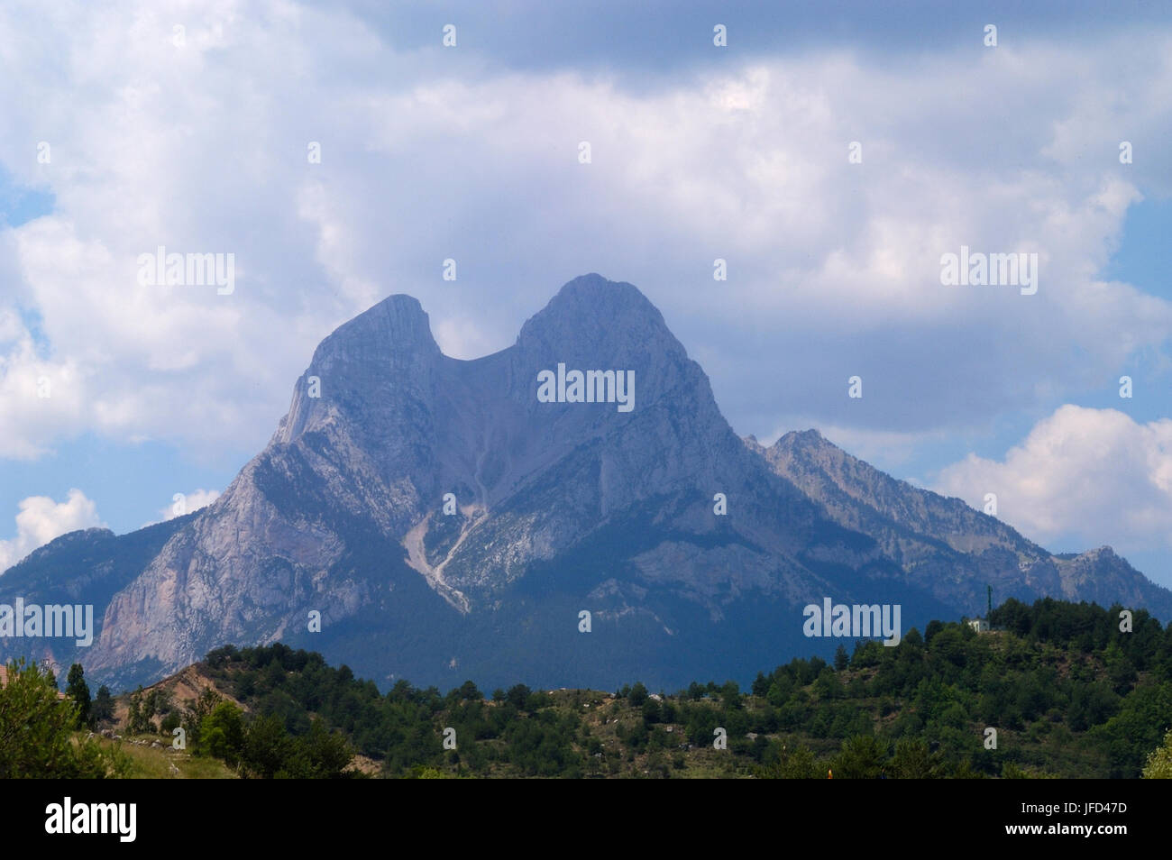 Pedraforca Mountain, Barcelona province,Spain Stock Photo - Alamy