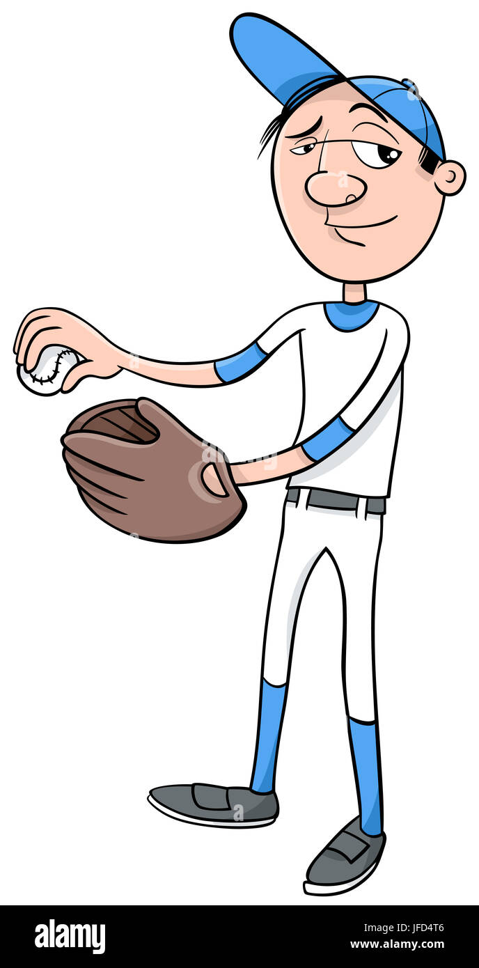 baseball player character Stock Photo - Alamy