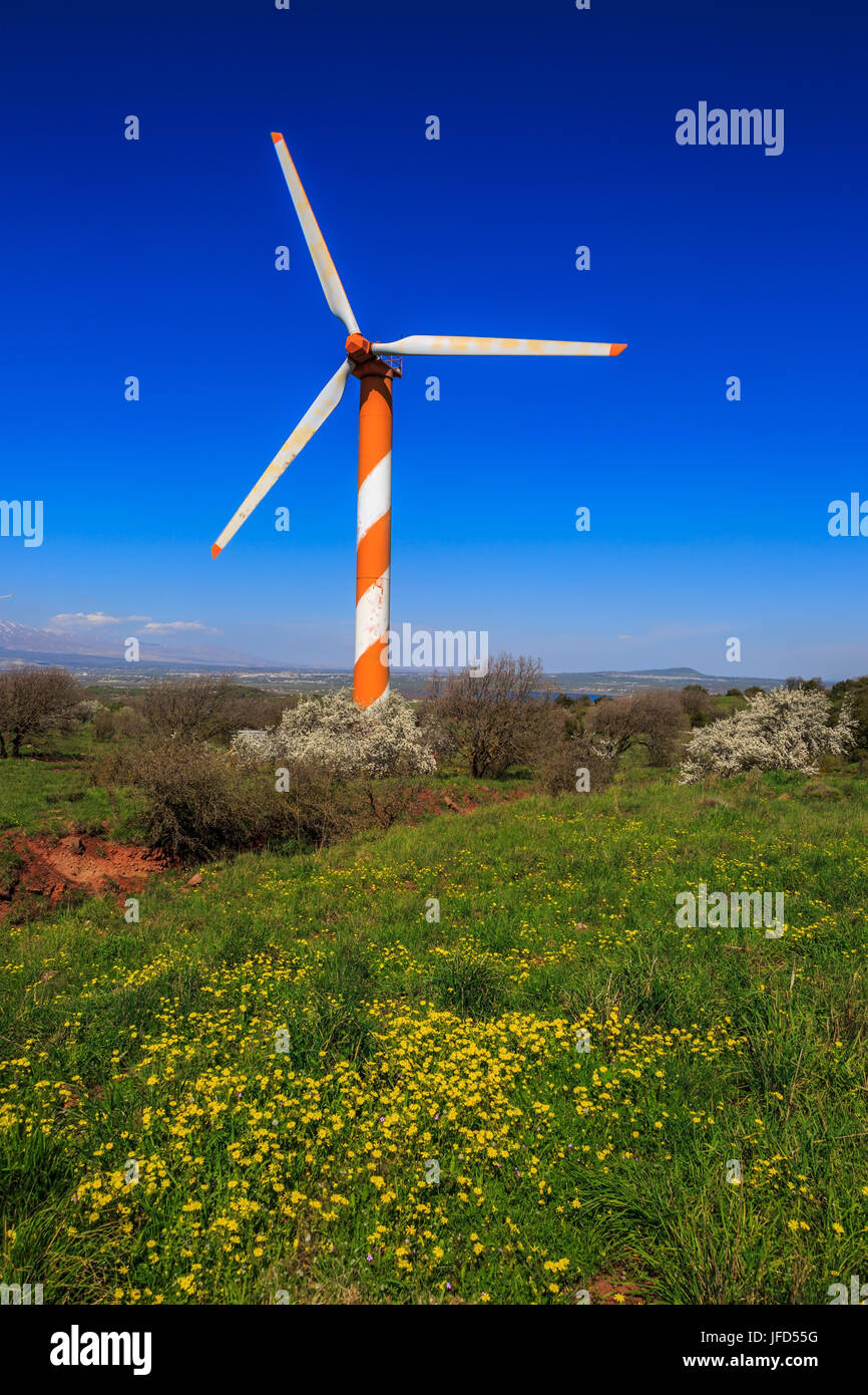 Huge modern windmill Stock Photo - Alamy