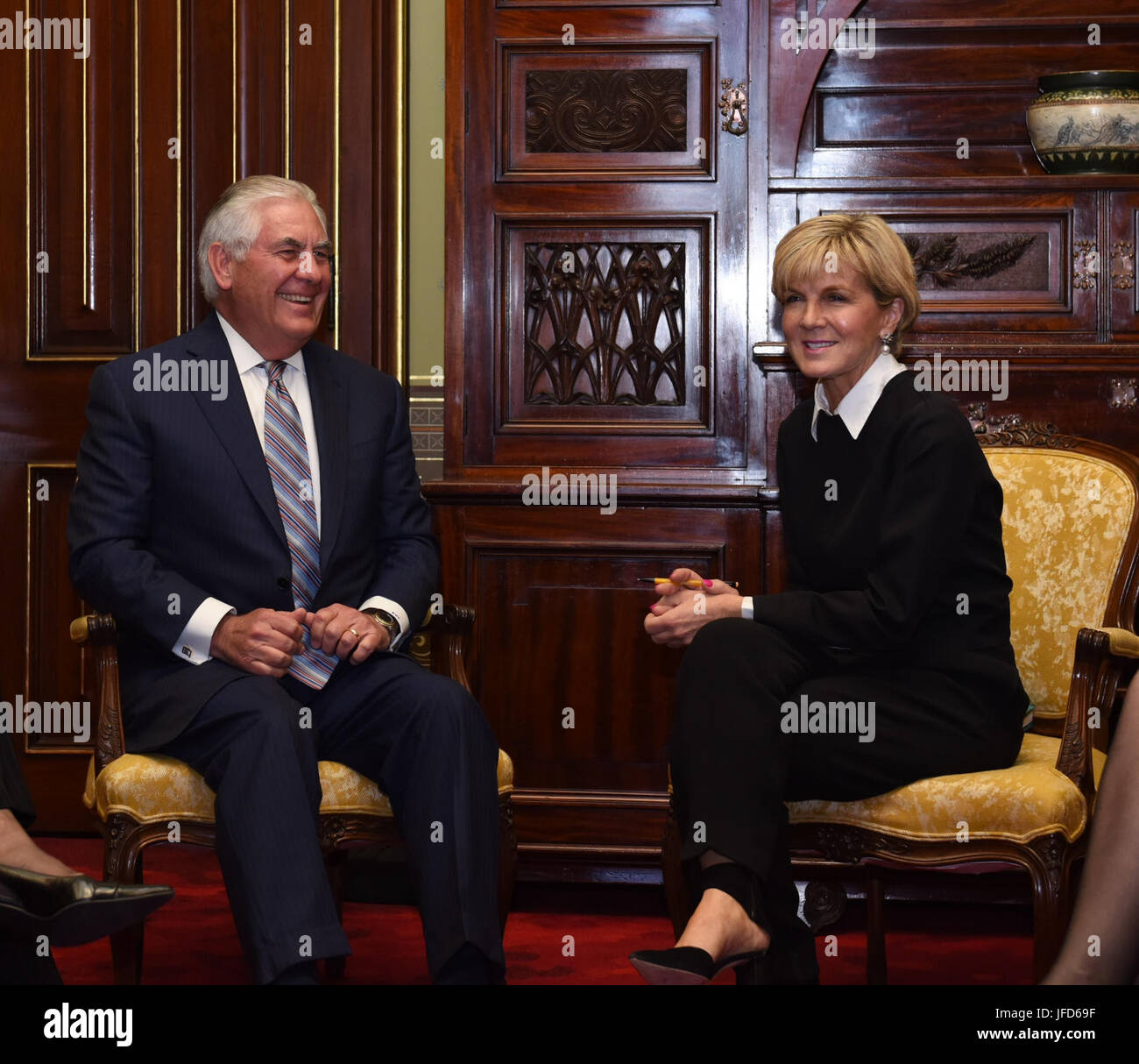 U S Secretary Of State Rex Tillerson And Australian Foreign Minister