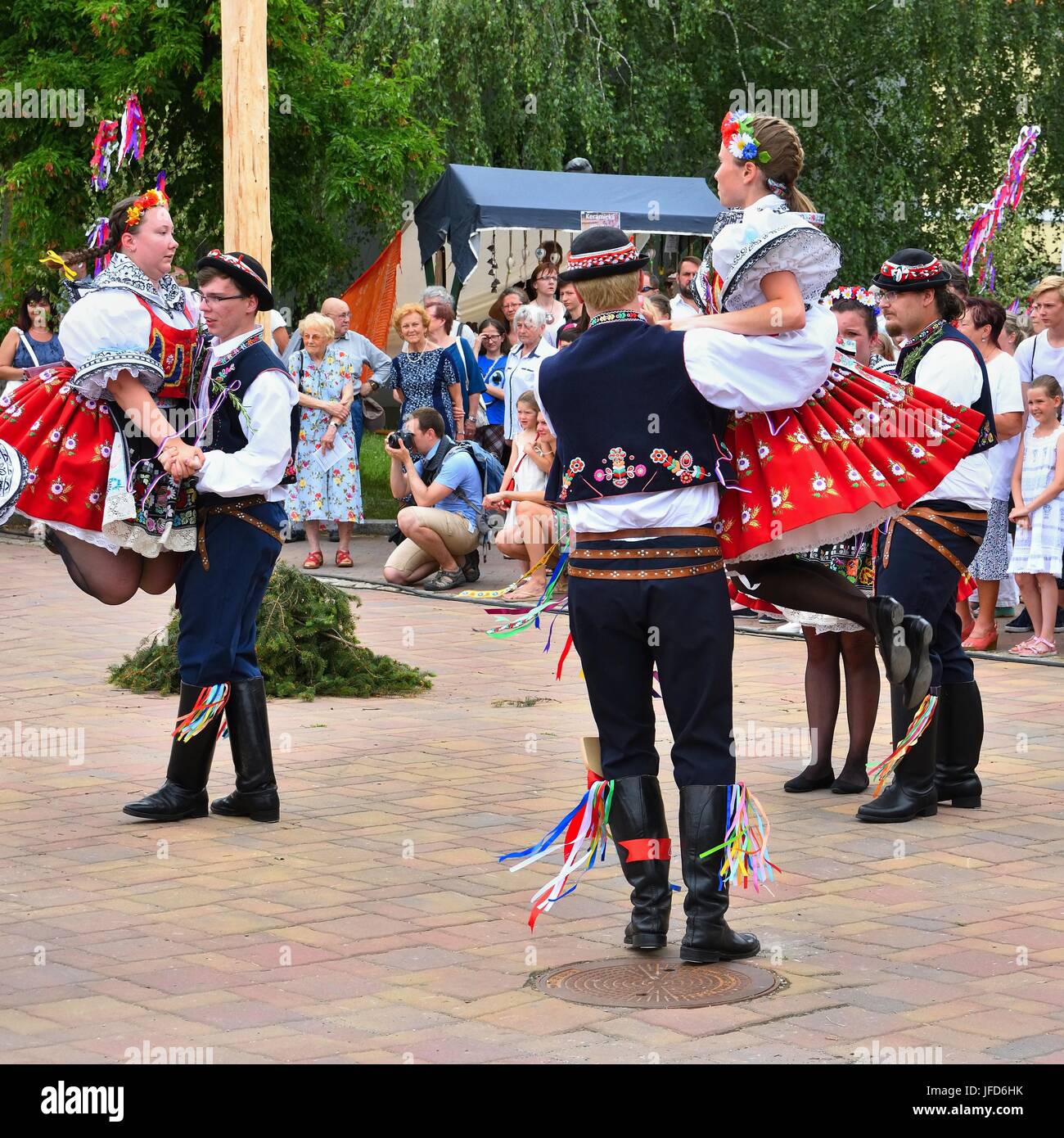 Prague Traditional Dress Dancing High Resolution Stock Photography and ...