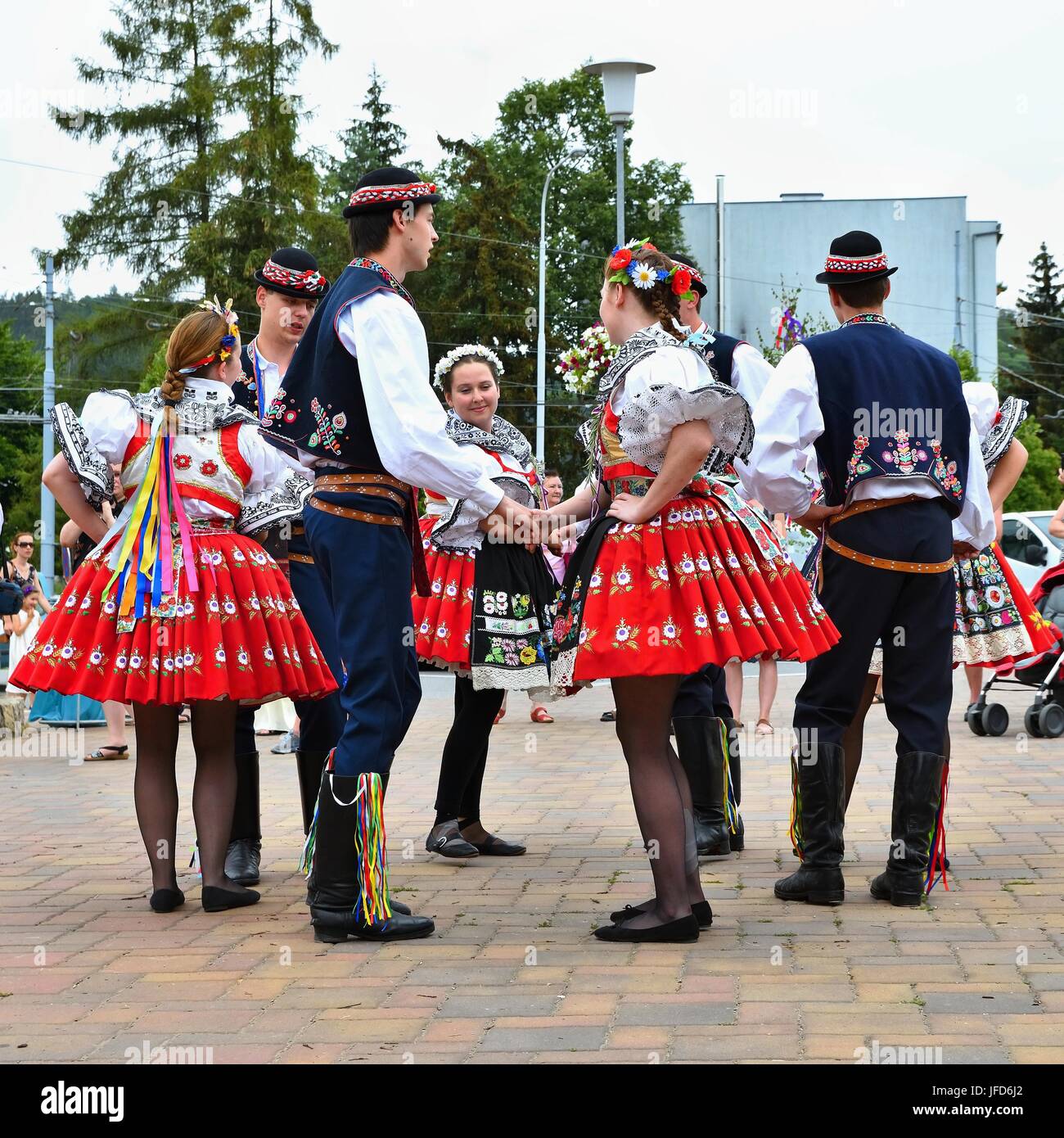 Prague Traditional Dress Dancing High Resolution Stock Photography and ...