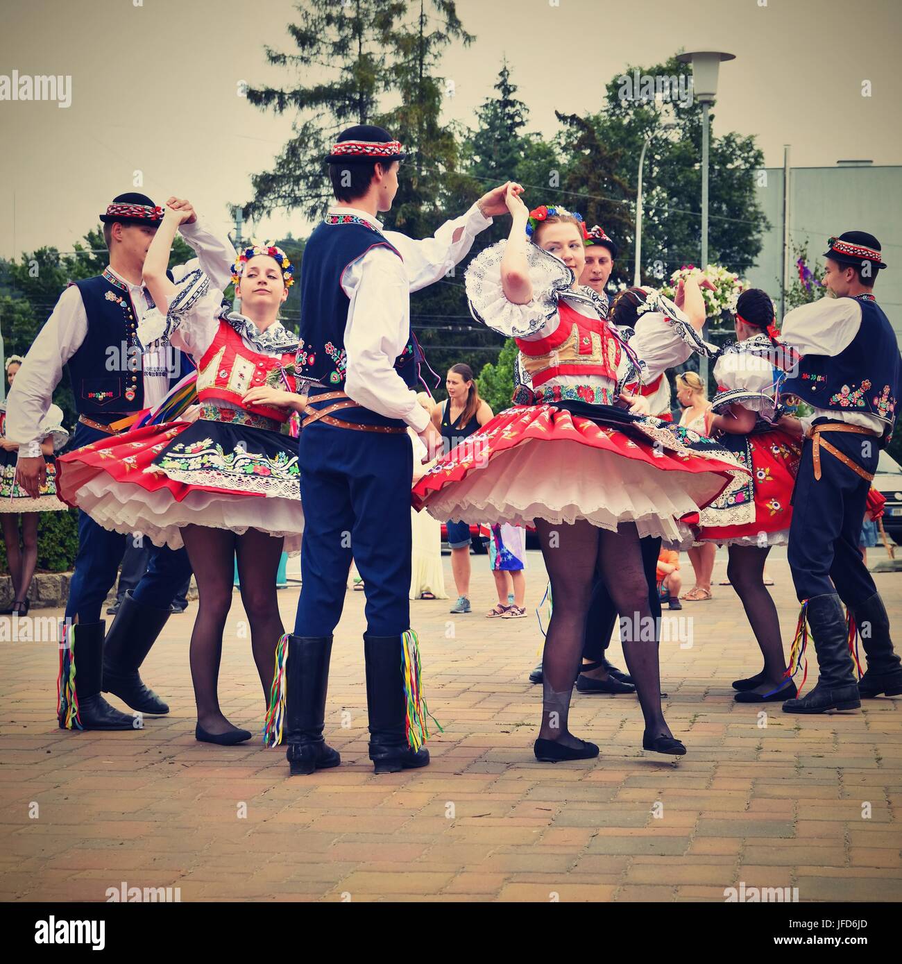 Prague Traditional Dress Dancing High Resolution Stock Photography and ...