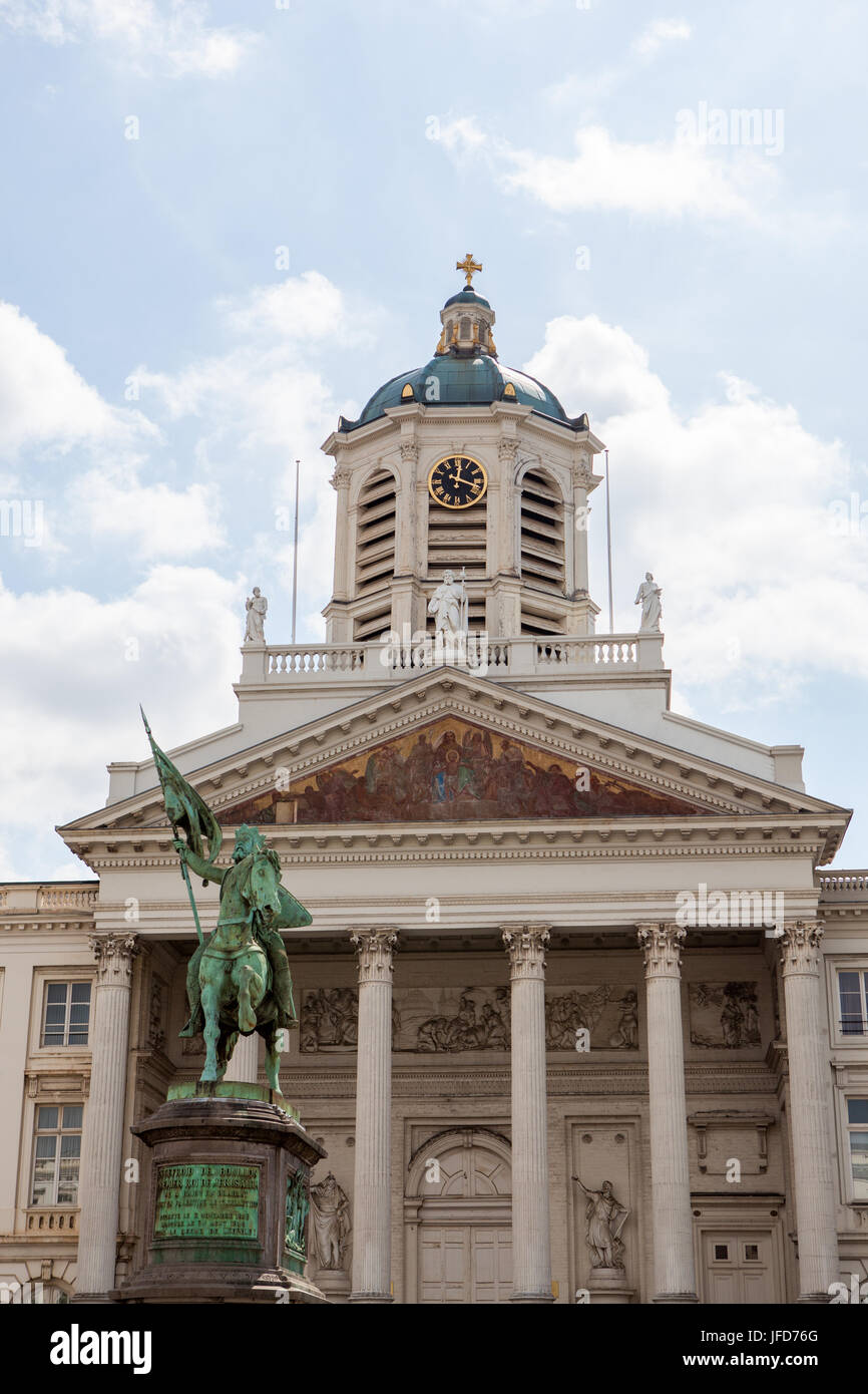 The statue of Godfrey Stock Photo - Alamy
