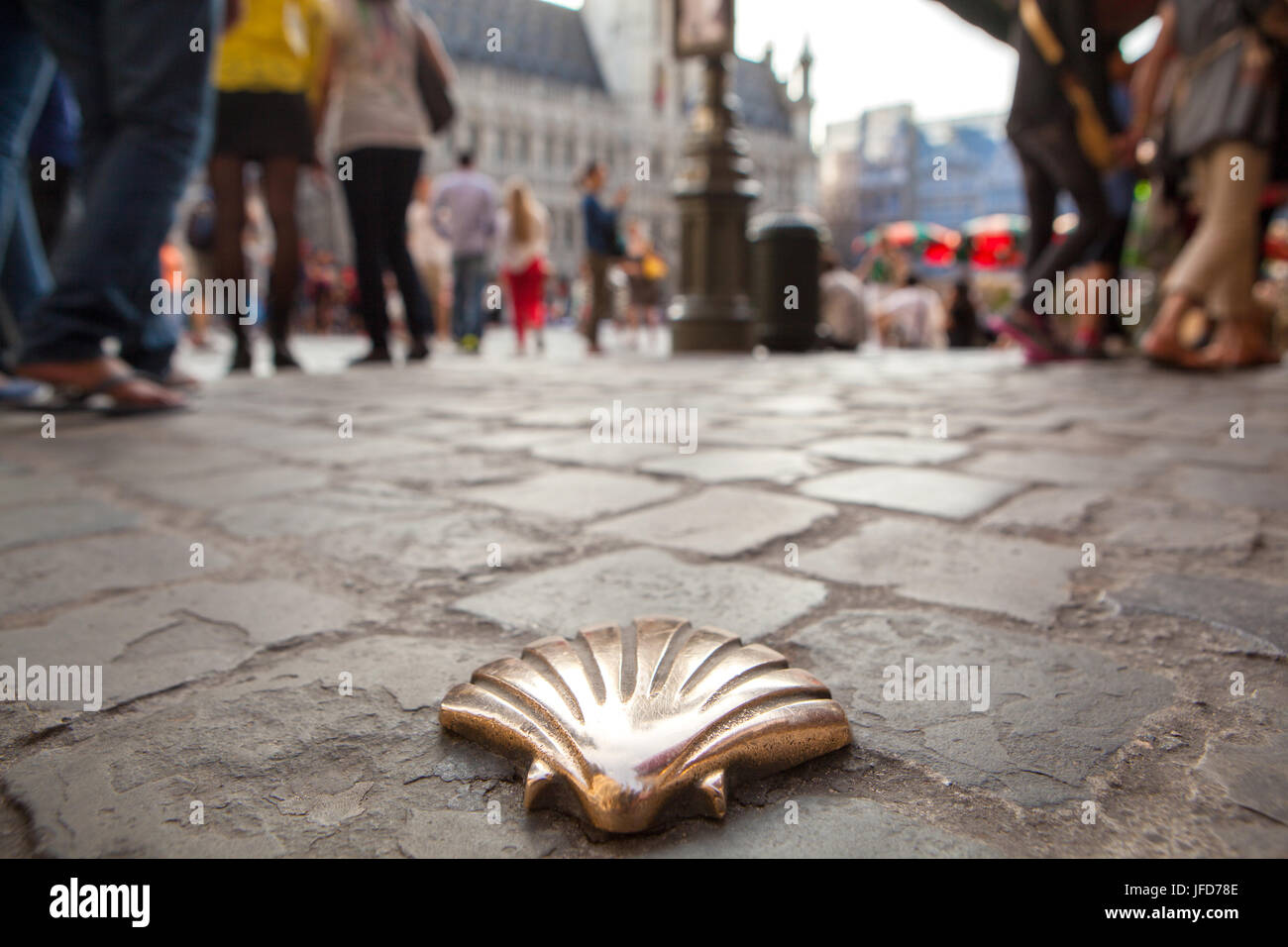Santiago camino shell hi-res stock photography and images - Alamy