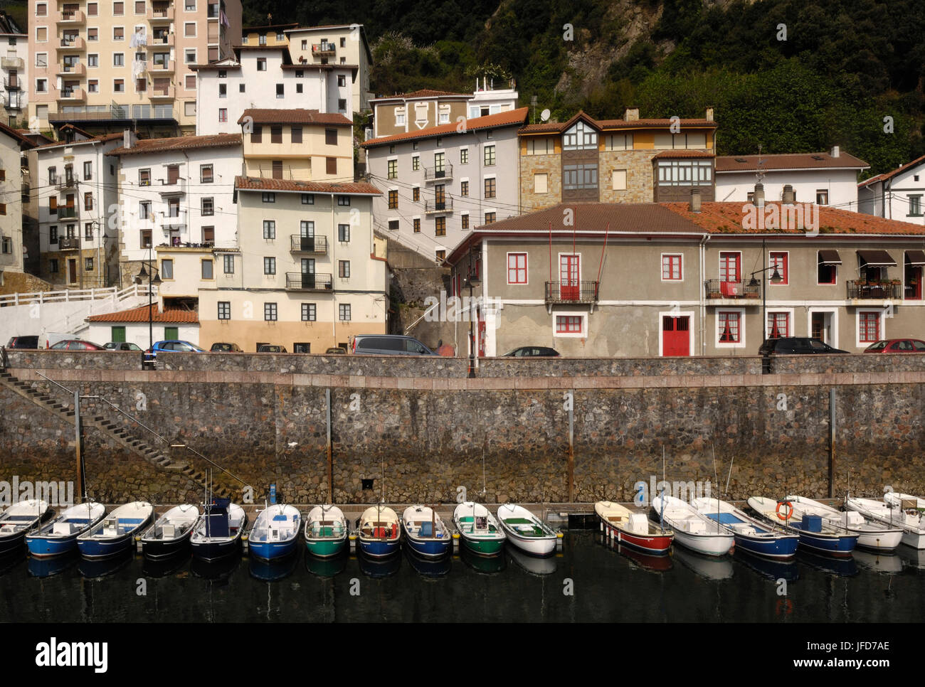 Fishing port of Elantxobe; Basque Country; Spain Stock Photo - Alamy