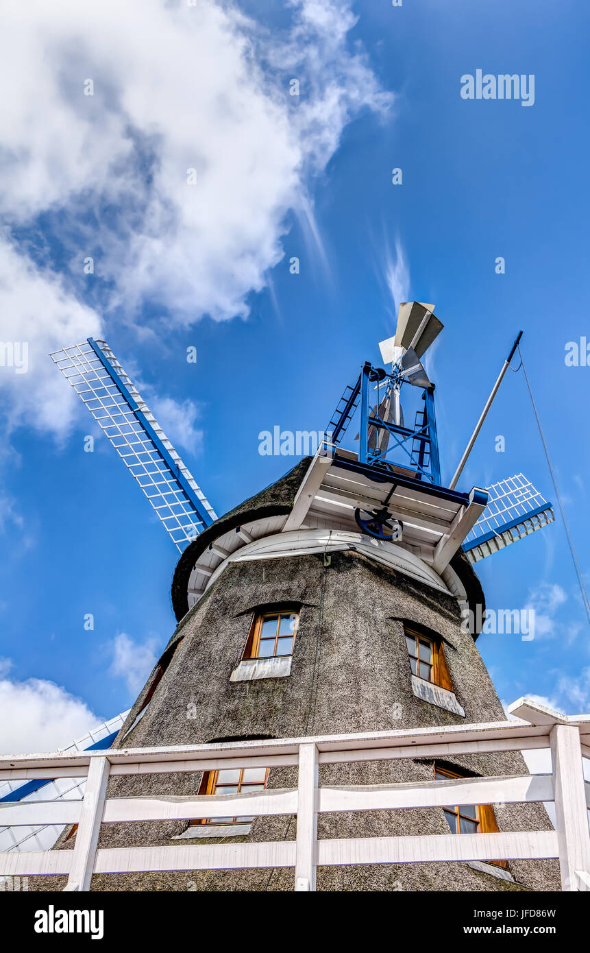Typical Dutch windmill Stock Photo - Alamy