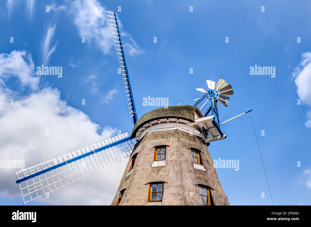 Typical Dutch windmill Stock Photo - Alamy