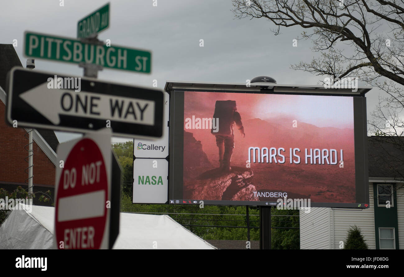 The town of Mars, Pennsylvania, celebrated Mars New Year with a two-day ...