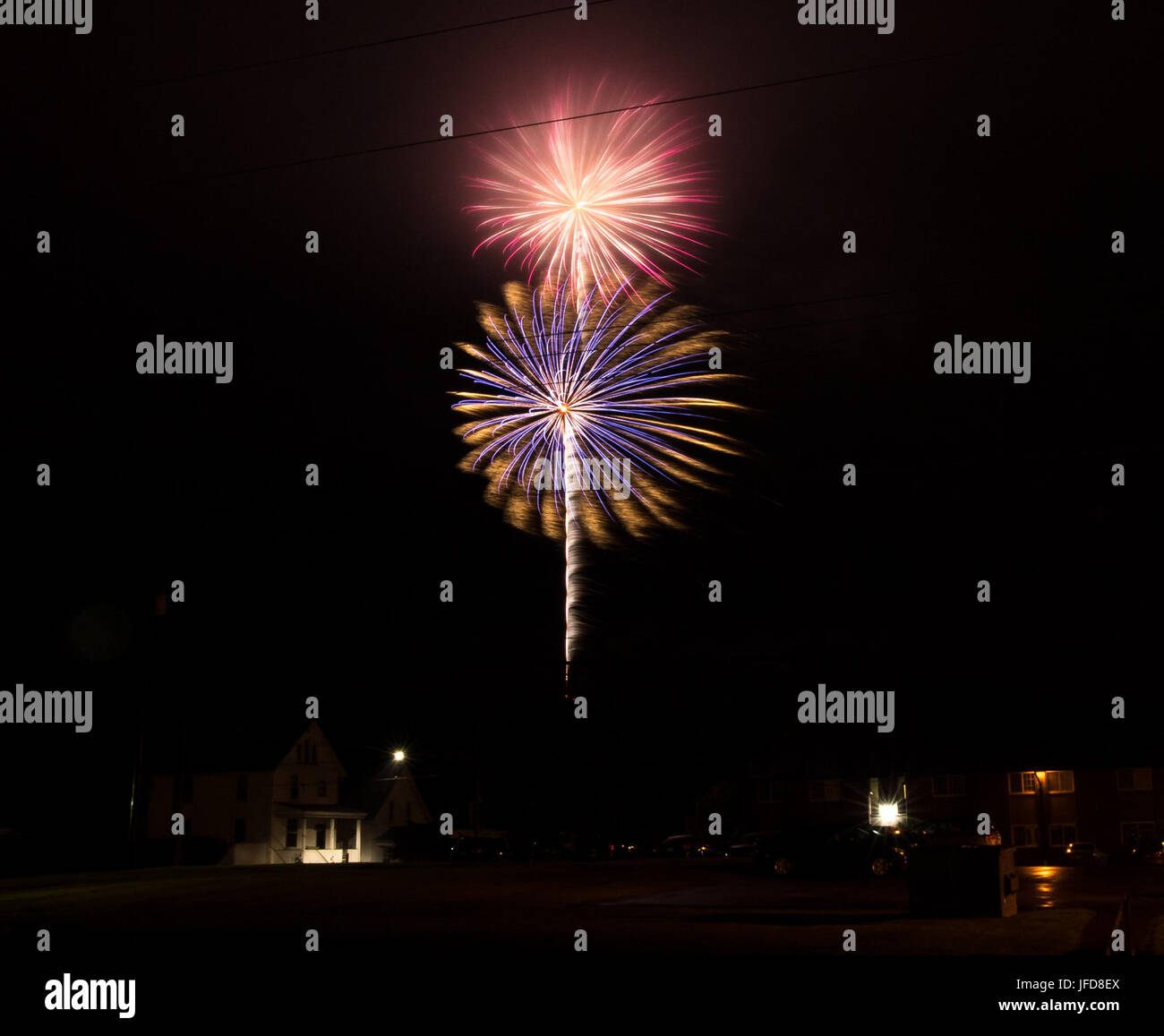 Fireworks bring an end to the first day of the Mars New Year ...