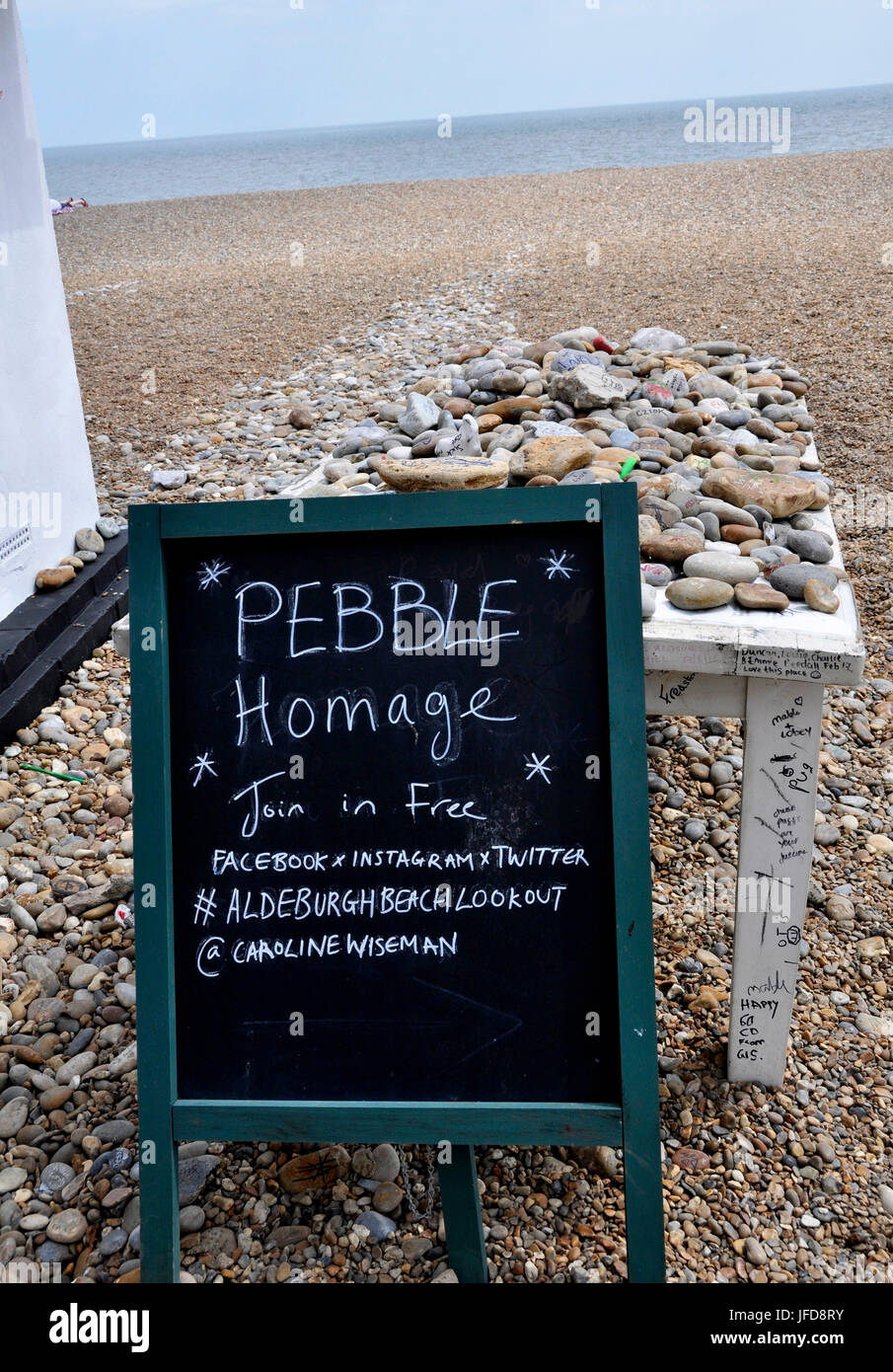 the south lookout art project aldeburgh Stock Photo - Alamy