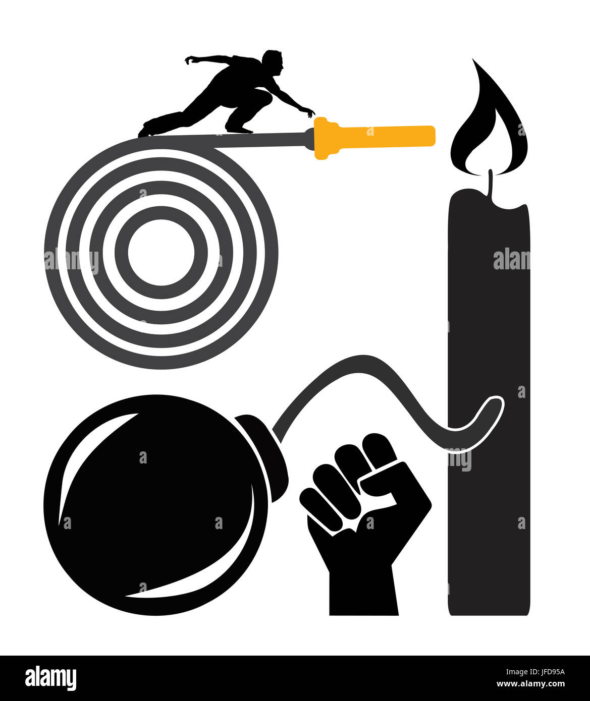 Intervention symbol Cut Out Stock Images & Pictures - Alamy