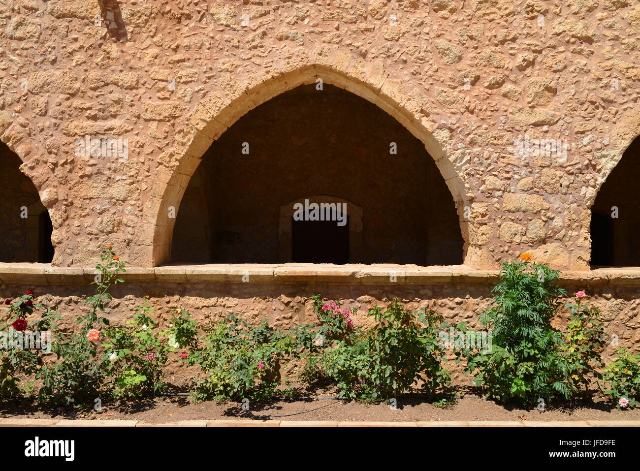 Monastery architecture detail Stock Photo - Alamy