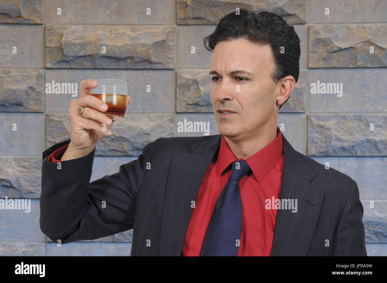 Business man alcohol hi-res stock photography and images - Alamy
