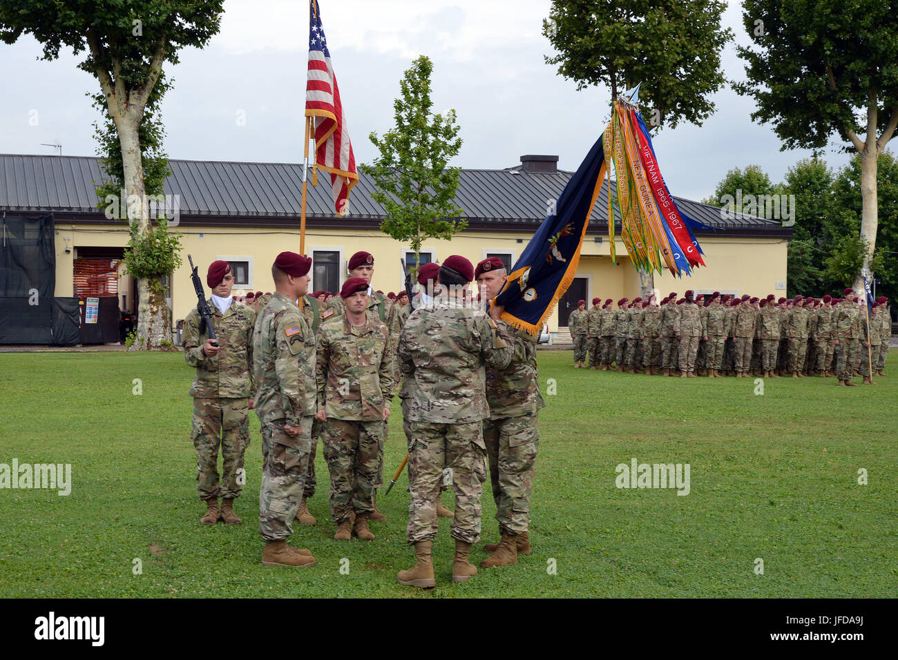 Commander 1st Battalion 503rd Infantry Regiment High Resolution Stock ...