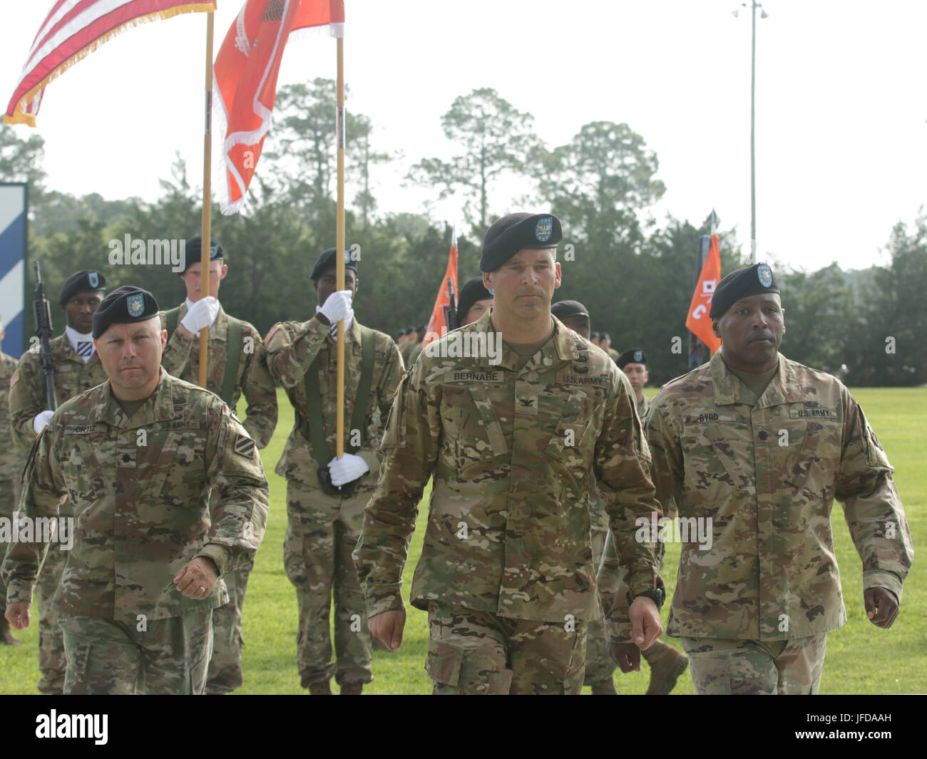 Lt. Col. Osvaldo “Oz” Ortiz (left), Col. Sean C. Bernabe and Lt. Col ...