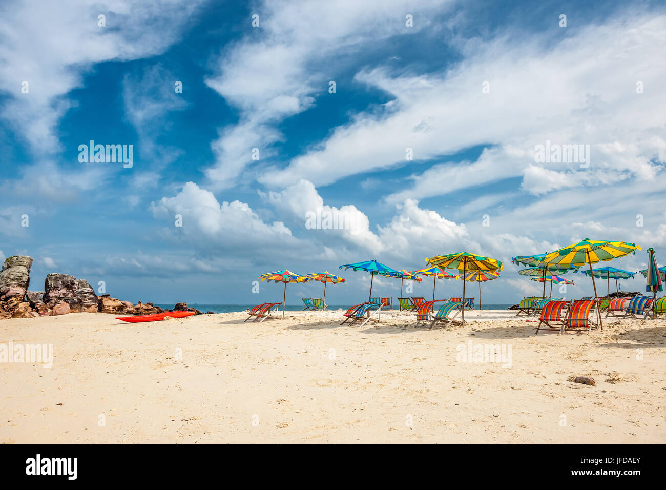Beautiful beach landscape Stock Photo - Alamy