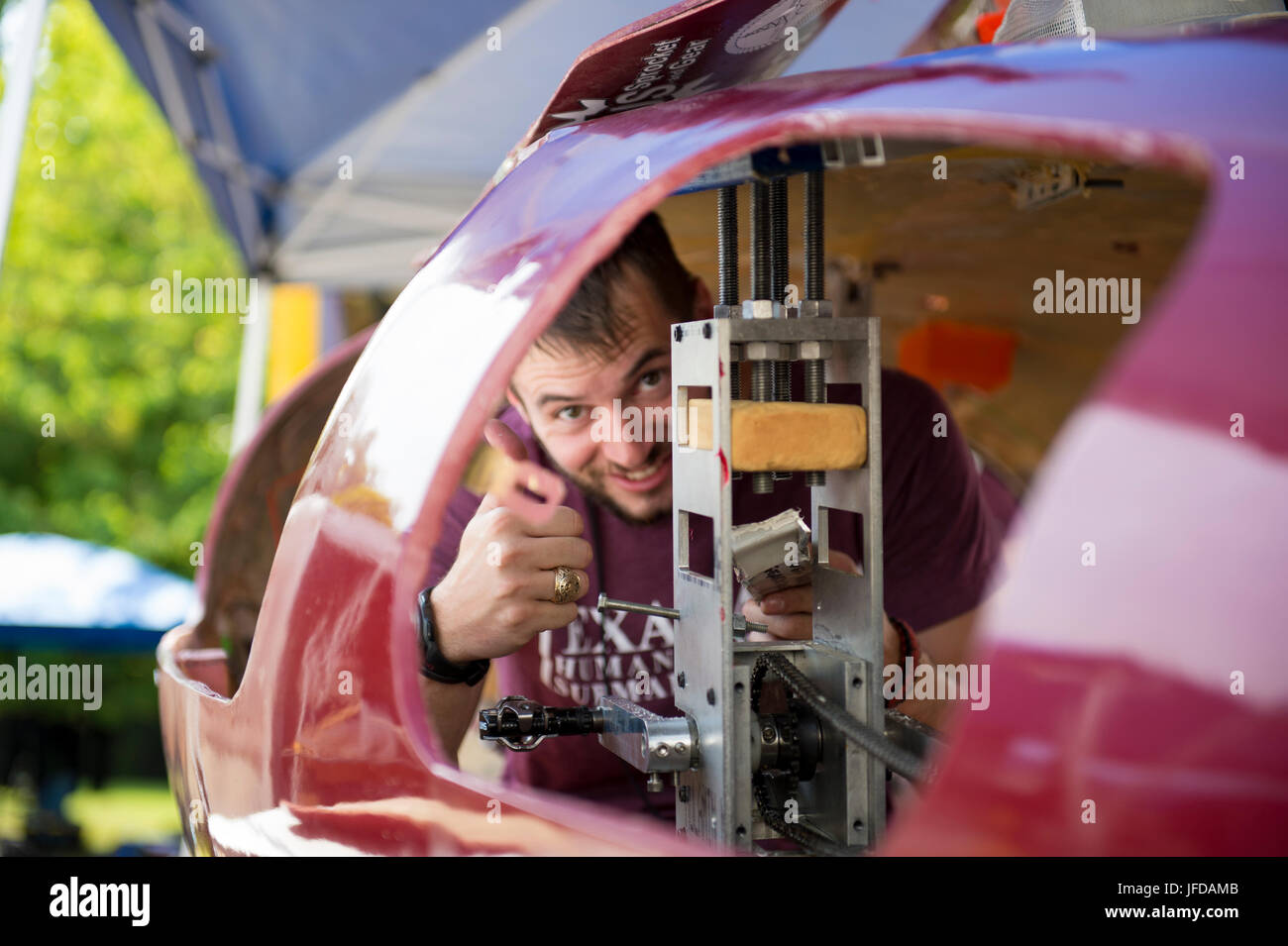 Fourth day of the International Human-Powered Submarine Races in the ...