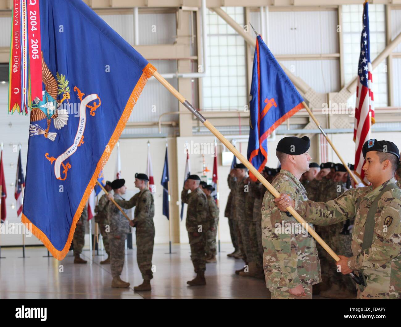 U.S. Army Alaska Aviation Task Force Soldiers honor the official party ...