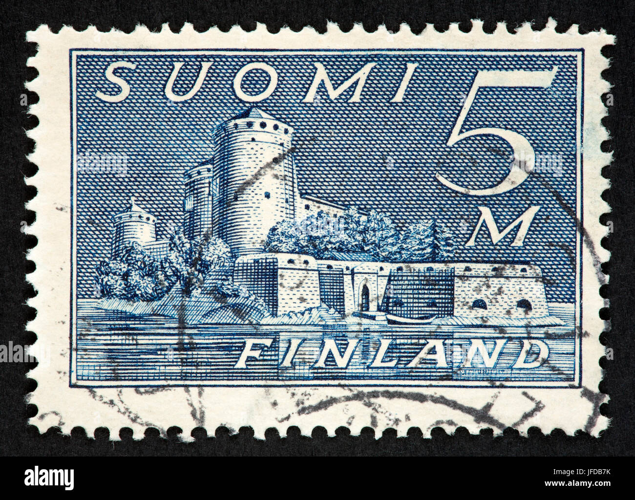 Finnish postage stamp Stock Photo - Alamy