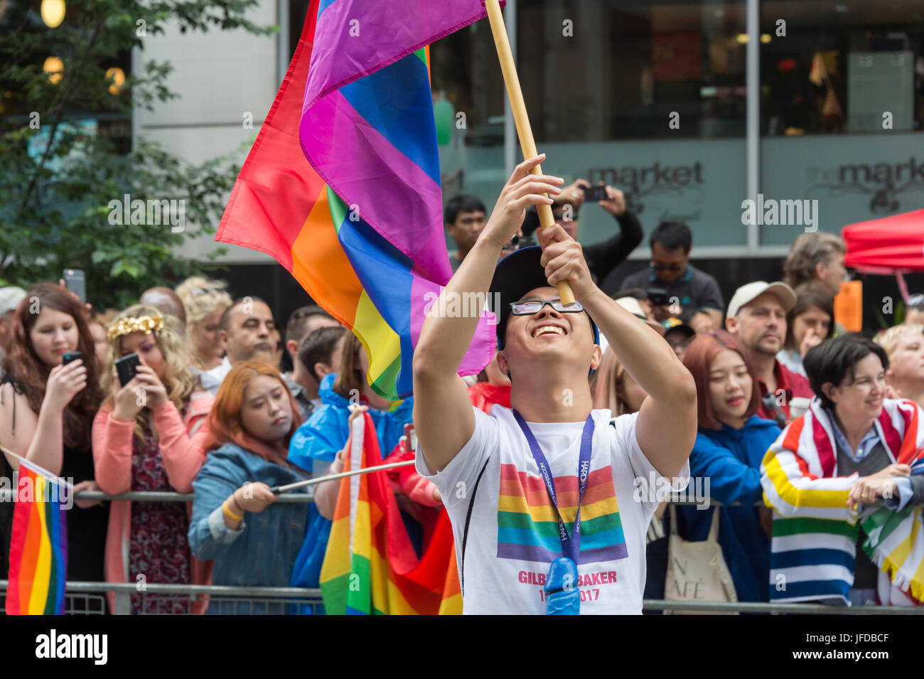 Toronto gay pride parade 2017 hi-res stock photography and images - Alamy
