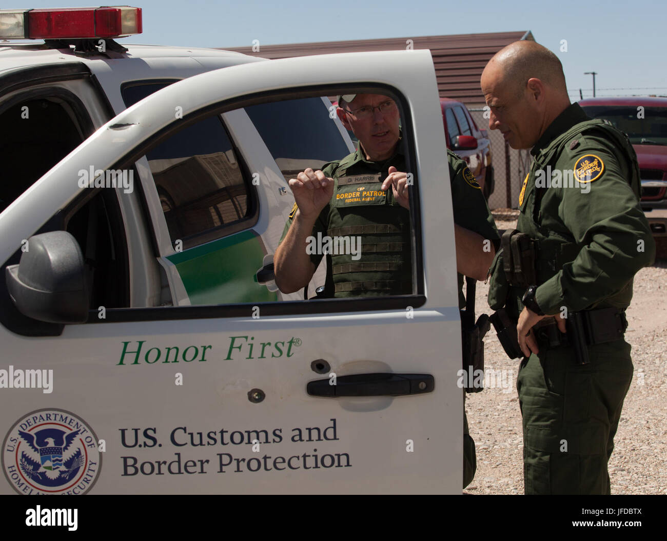 Border patrol academy chief dan harris hi-res stock photography and ...